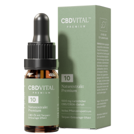 CBD Naturextrakt PREMIUM | Bio CBD Öl 10% von CBD VITAL